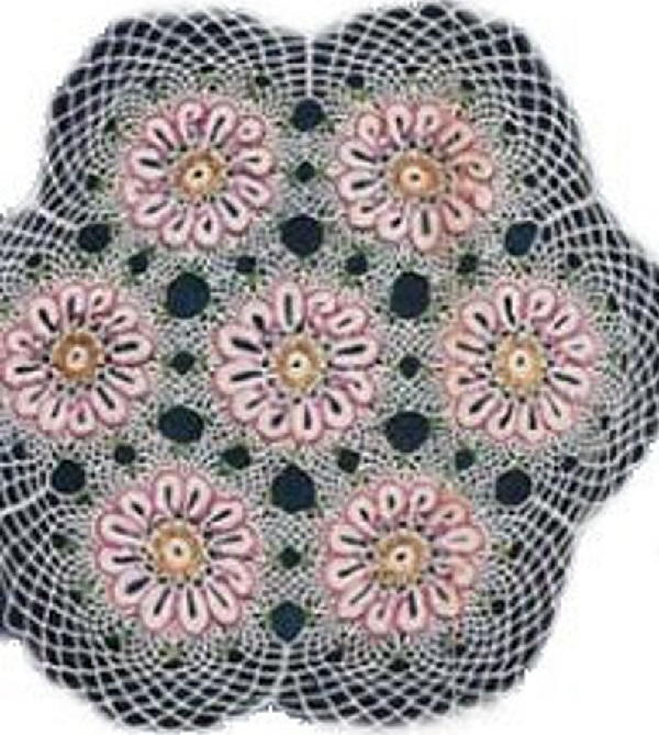 Beaded Doily | AllFreeCrochet.com