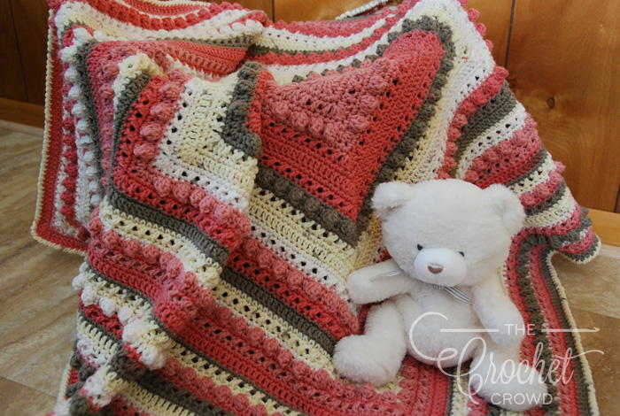 Lovely Crochet Baby Girl Blanket Pattern | AllFreeCrochet.com