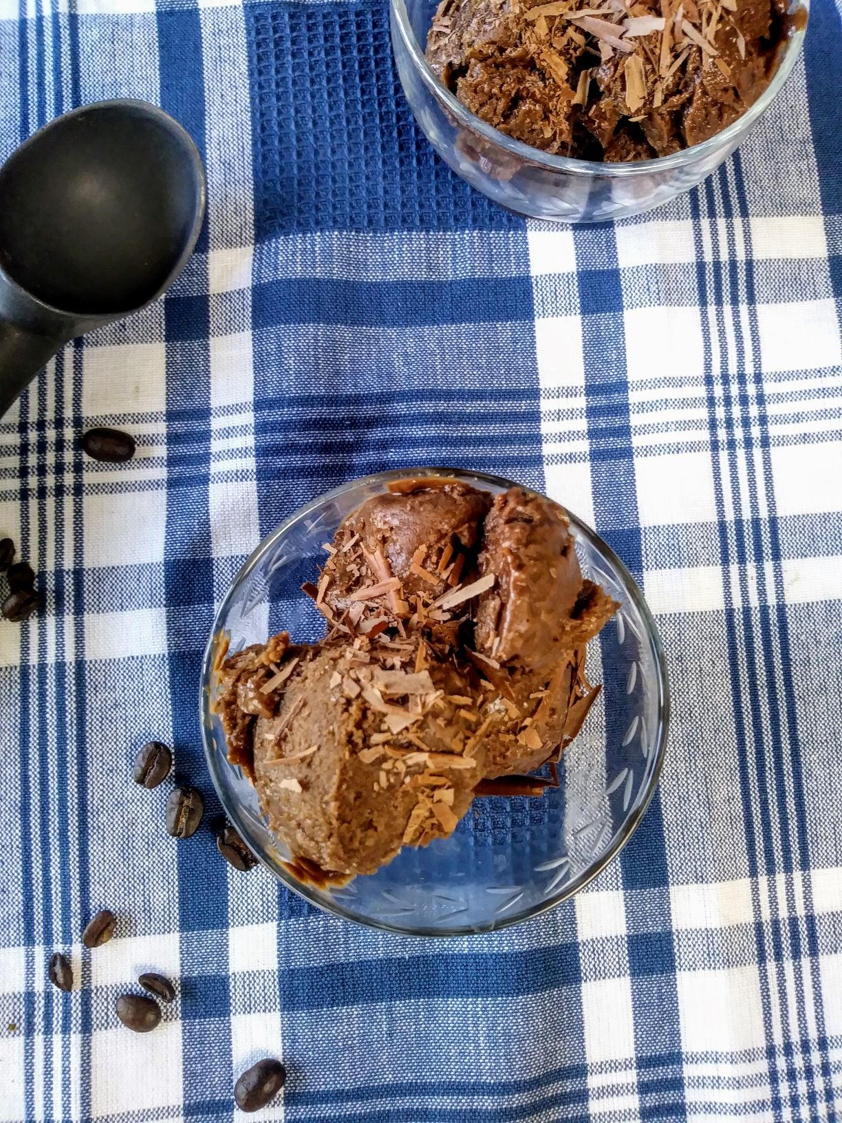 Chocolate Mocha Nice Cream | FaveHealthyRecipes.com