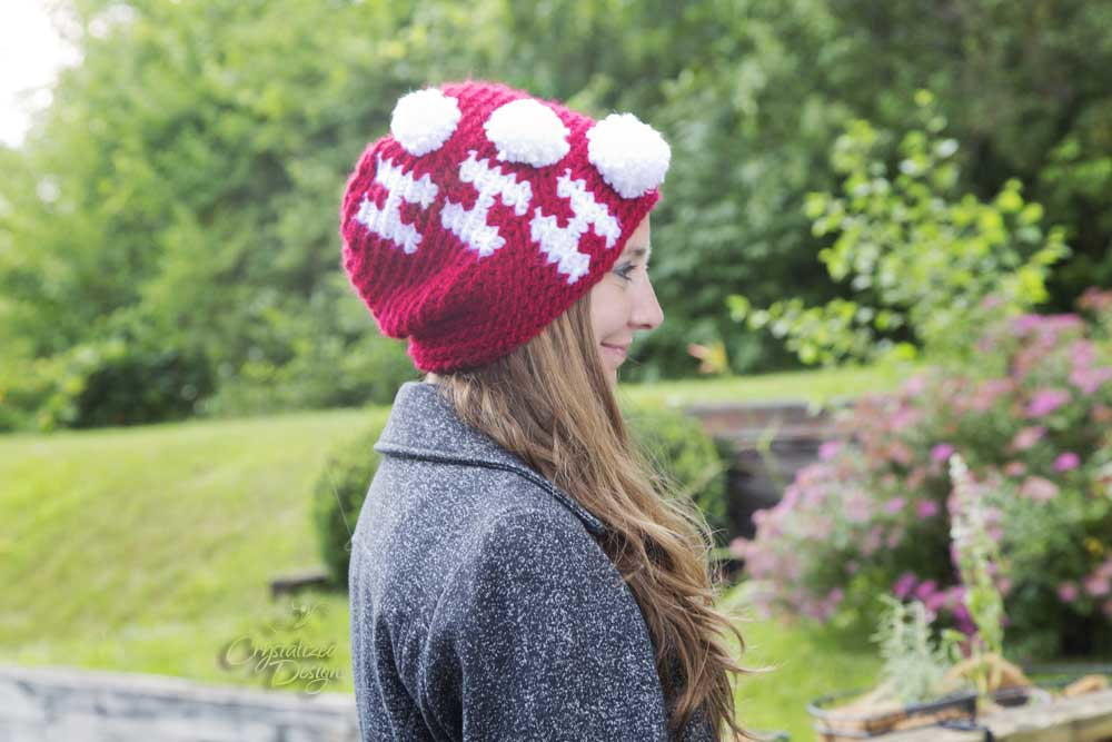 Ho Ho Ho Beanie | AllFreeCrochet.com