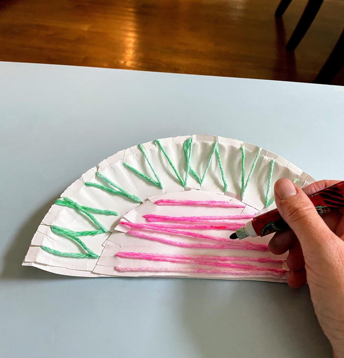 Watermelon Yarn Craft | FaveCrafts.com