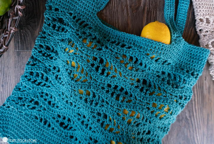 Wave Market Bag | AllFreeCrochet.com
