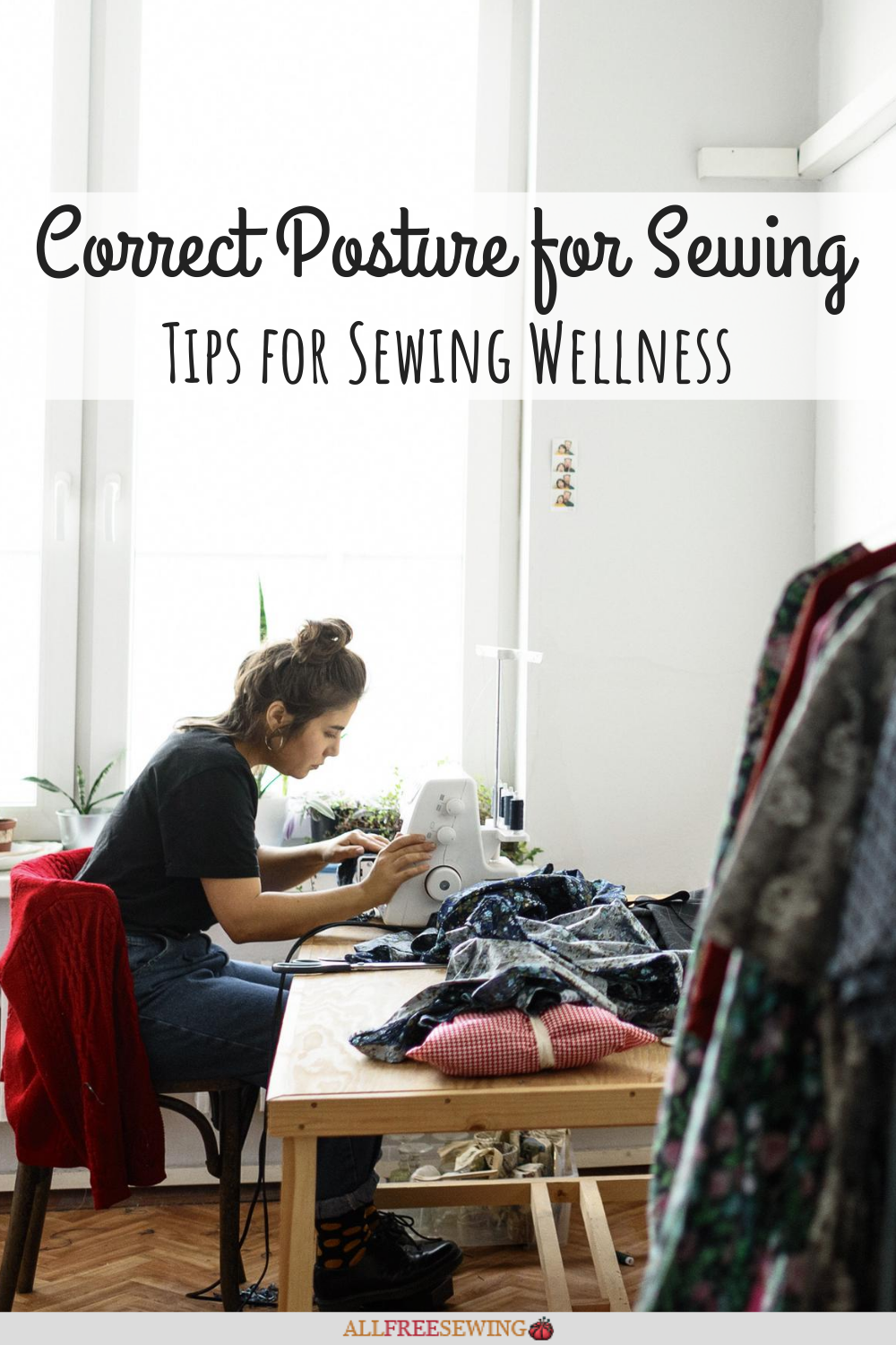 Correct Posture for Sewing: Tips for Sewing Wellness | AllFreeSewing.com