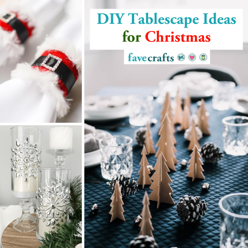 50+ DIY Tablescape Ideas for Christmas | FaveCrafts.com