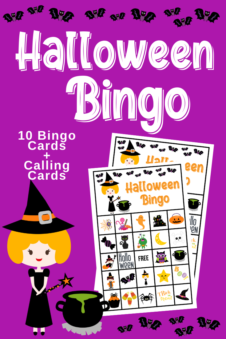 Free Printable Halloween Bingo Game For Kids | AllFreePaperCrafts.com