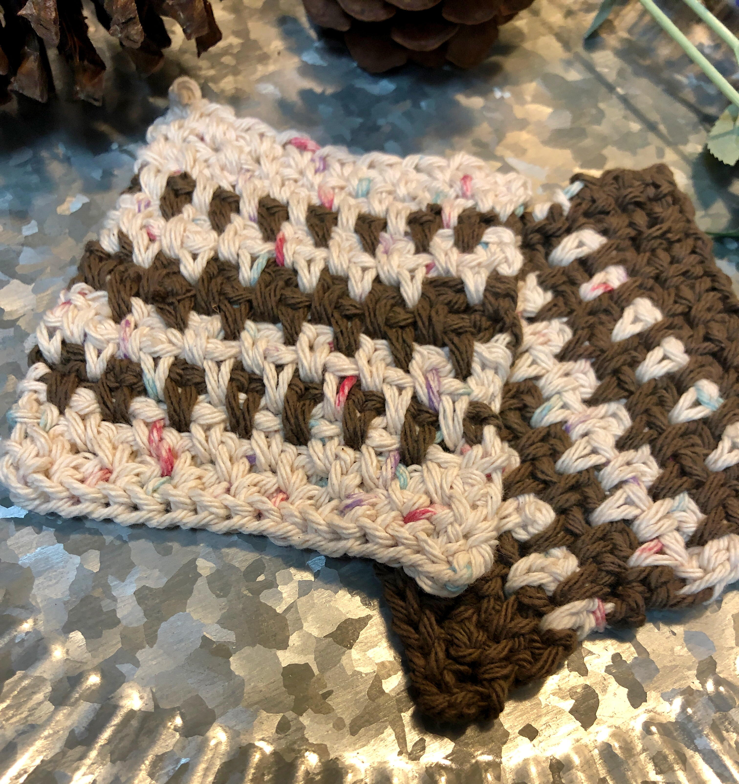 Beginner Linen Stitch Coaster | FaveCrafts.com