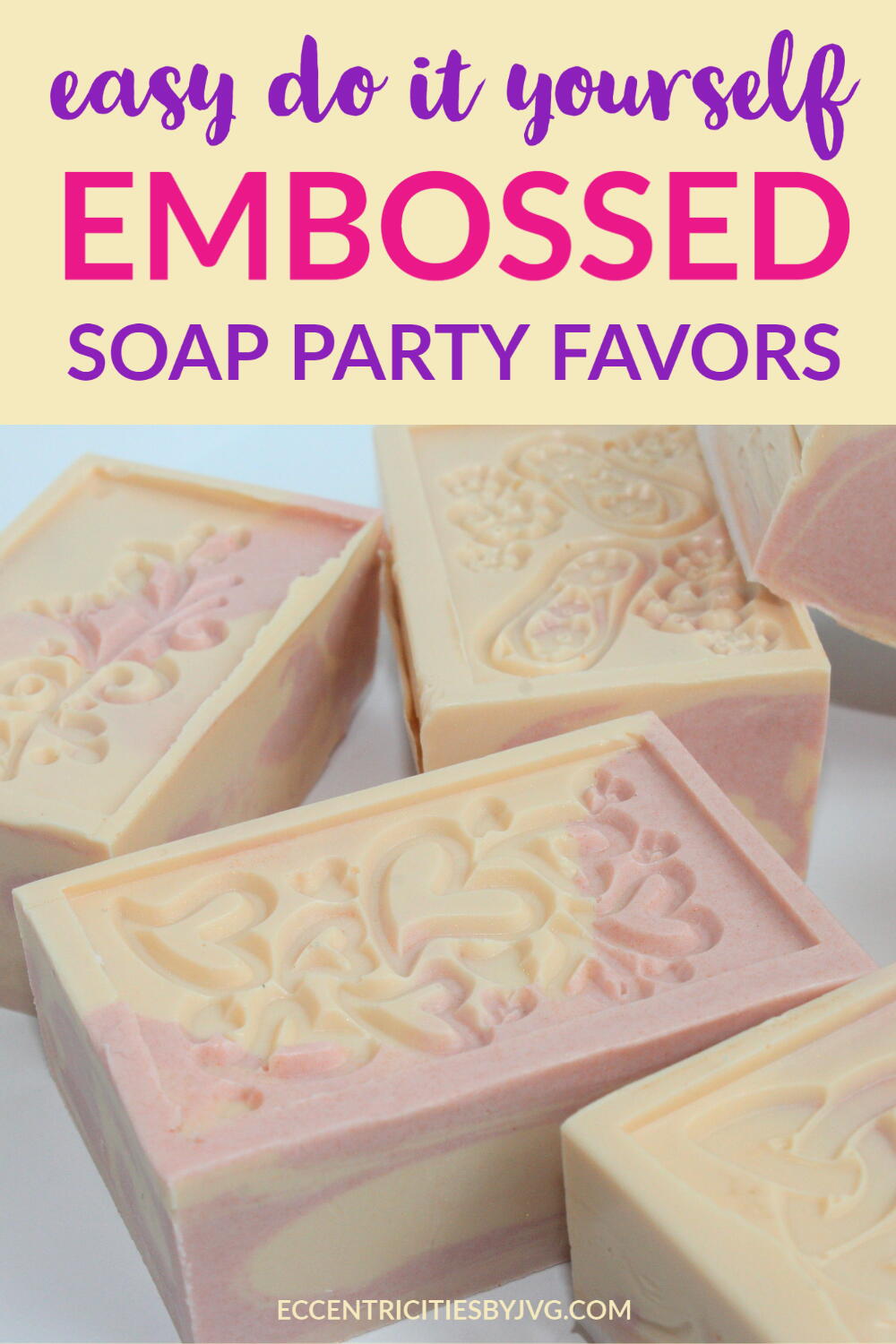 Embossed Soap Party Favors | DIYIdeaCenter.com