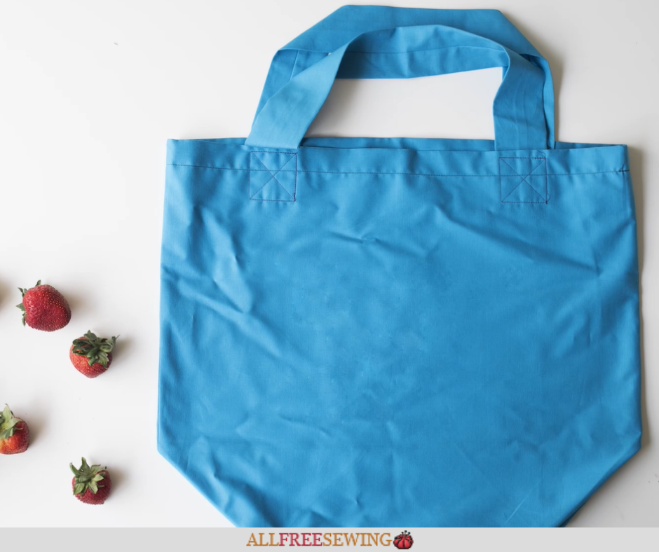 Easy DIY Reusable Grocery Bags (Video Tutorial) | AllFreeSewing.com