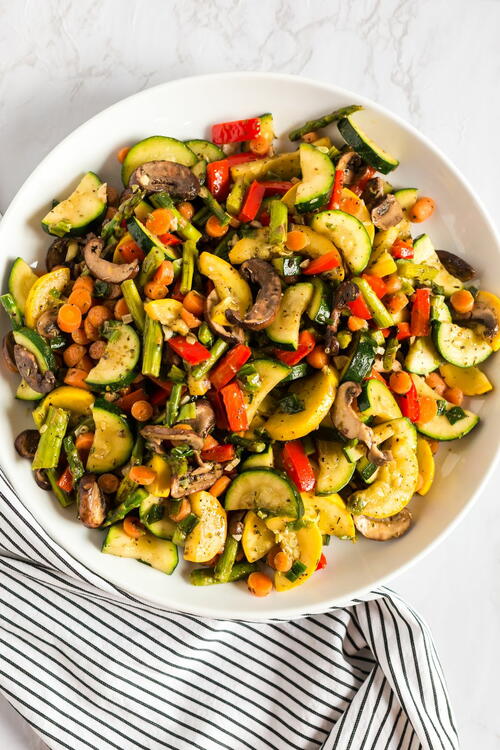 Simple Sauteed Vegetables | AllFreeCopycatRecipes.com
