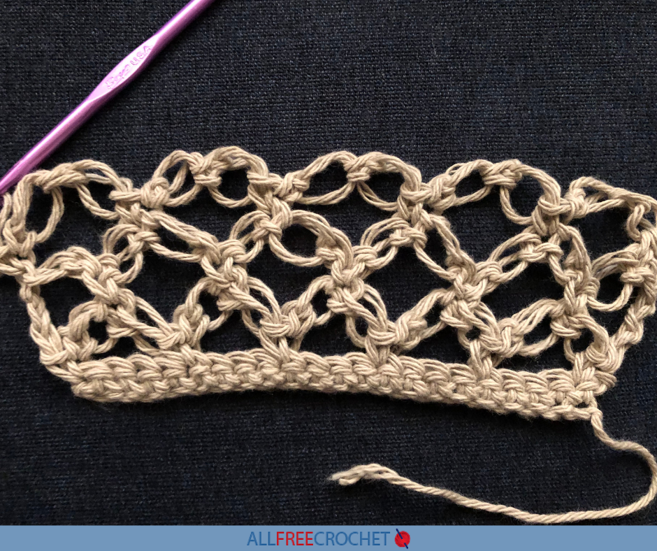Triangle Crochet Edging | AllFreeCrochet.com