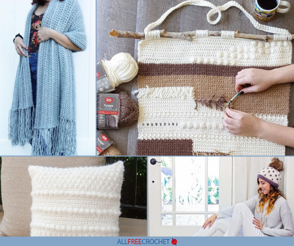30 Red Heart Hygge Yarn Crochet Patterns