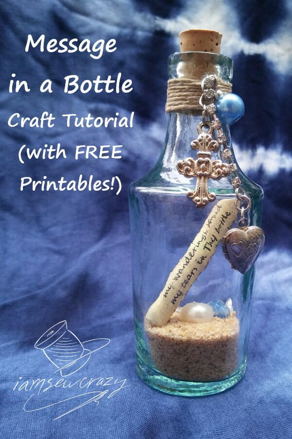 Message In A Bottle (with Free Printables!) | FaveCrafts.com