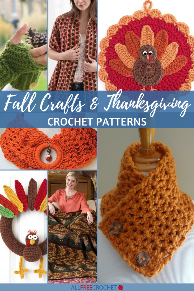 200+ Fall Crafts and Thanksgiving Crochet Patterns | AllFreeCrochet.com