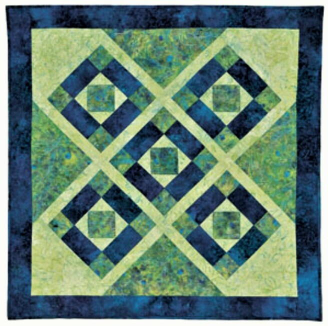 Diagonal Diamonds Quilt | FaveQuilts.com