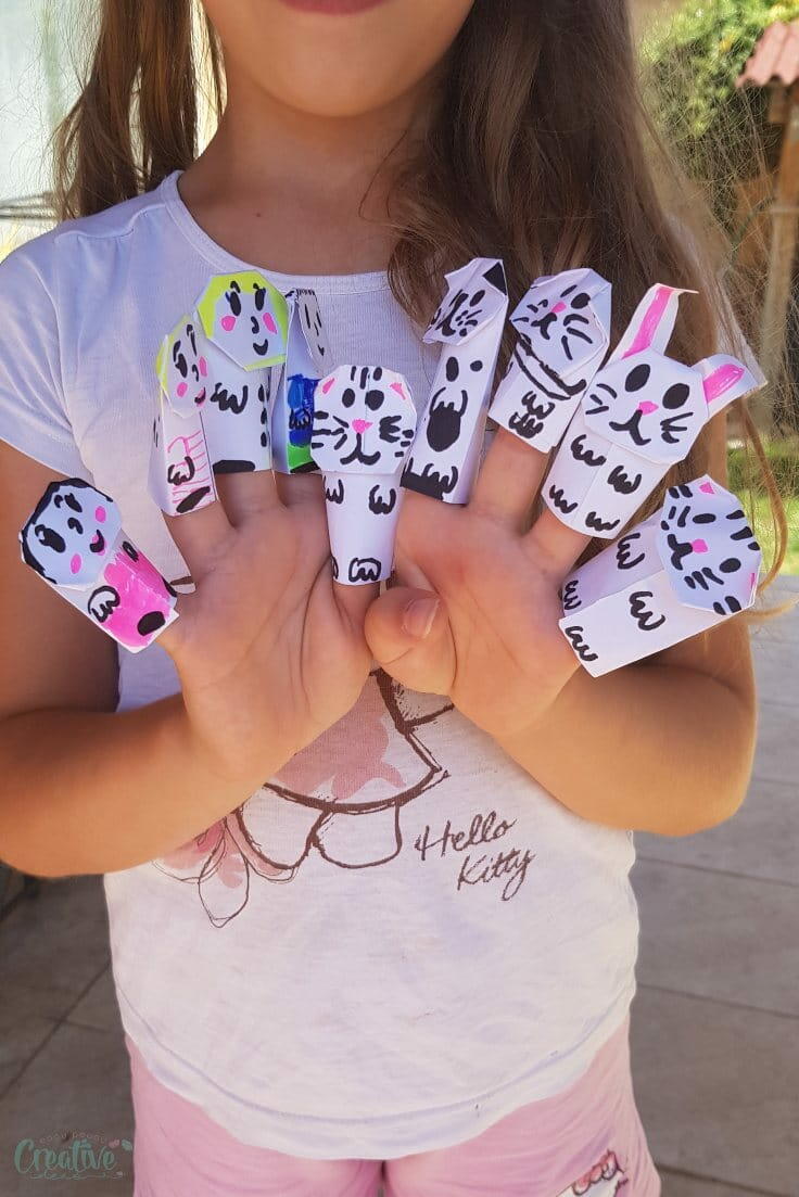 Paper Finger Puppets | AllFreePaperCrafts.com