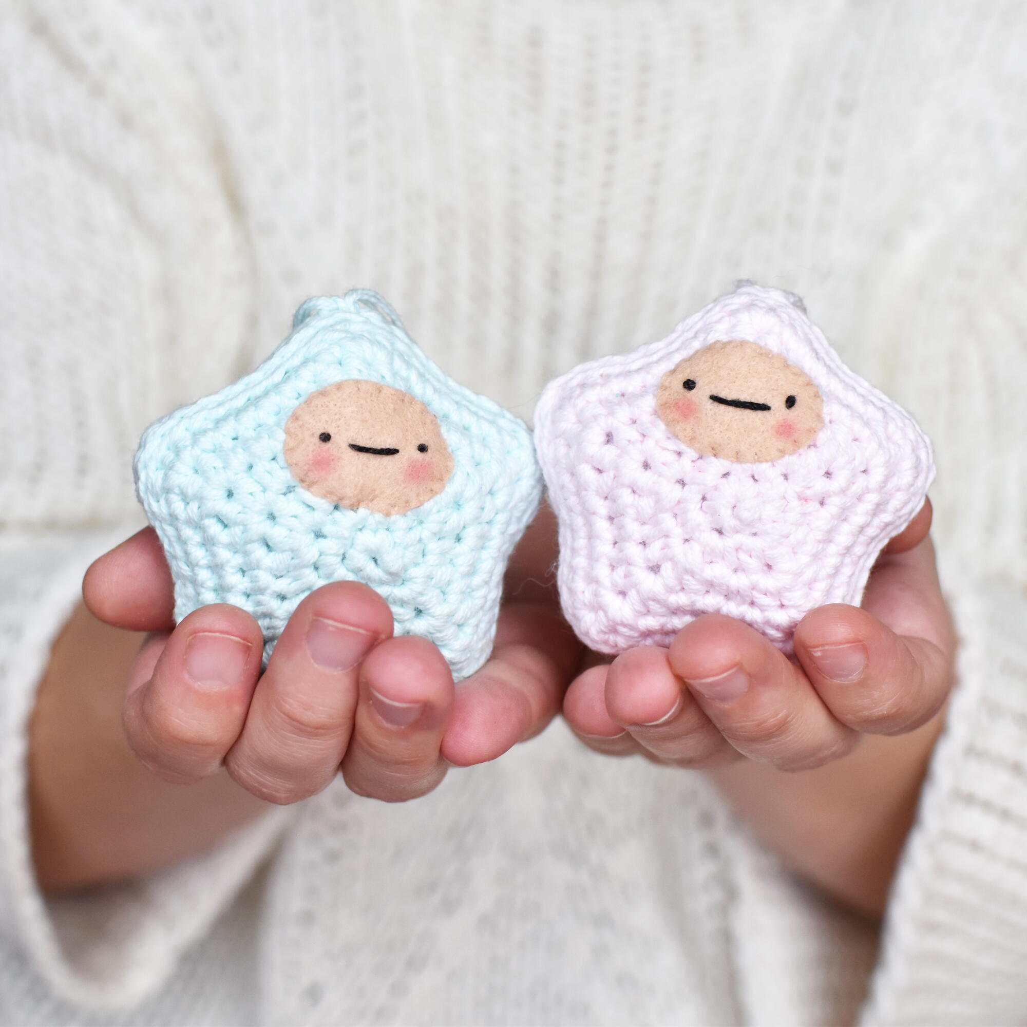 Cozy Star Crochet Ornament | AllFreeCrochet.com