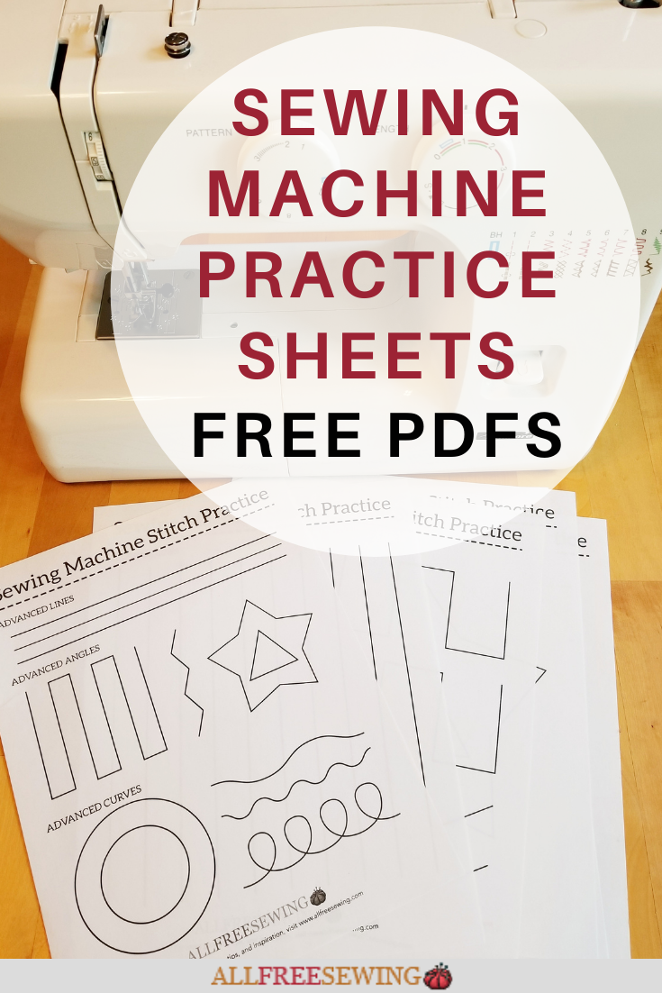 Sewing Machine Paper Practice Sheets (Free Printables) | AllFreeSewing.com
