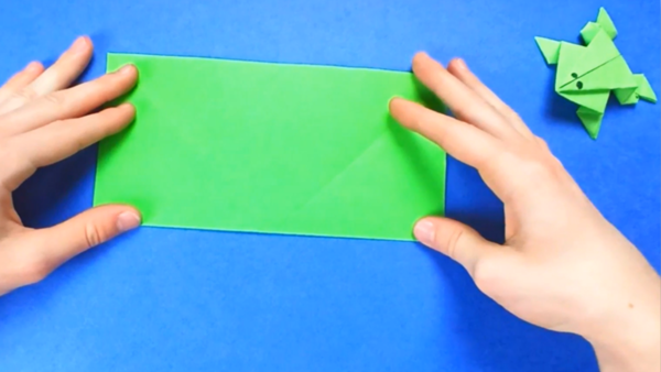 How To Make A Jumping Paper Frog | FaveCrafts.com