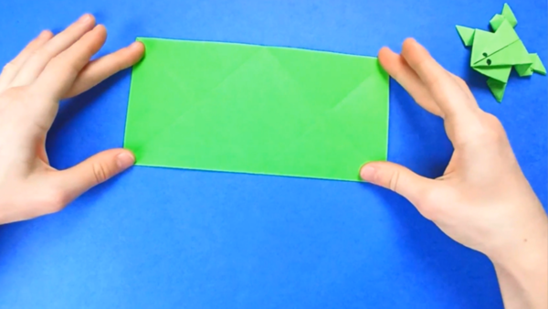 How To Make A Jumping Paper Frog | FaveCrafts.com