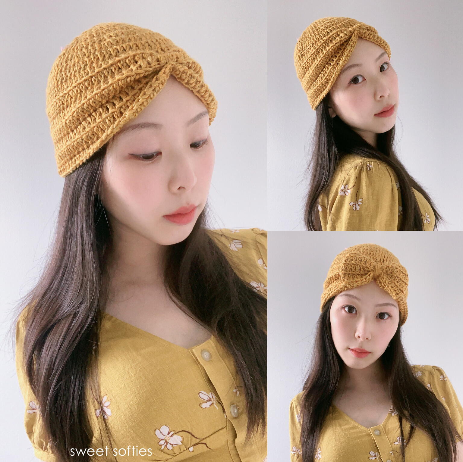 Easy Ribbed Turban With Bow | FaveCrafts.com