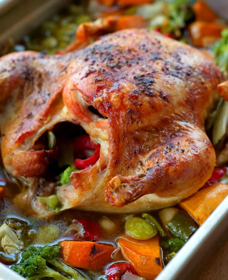 Roasted Chicken And Vegetables | RecipeLion.com