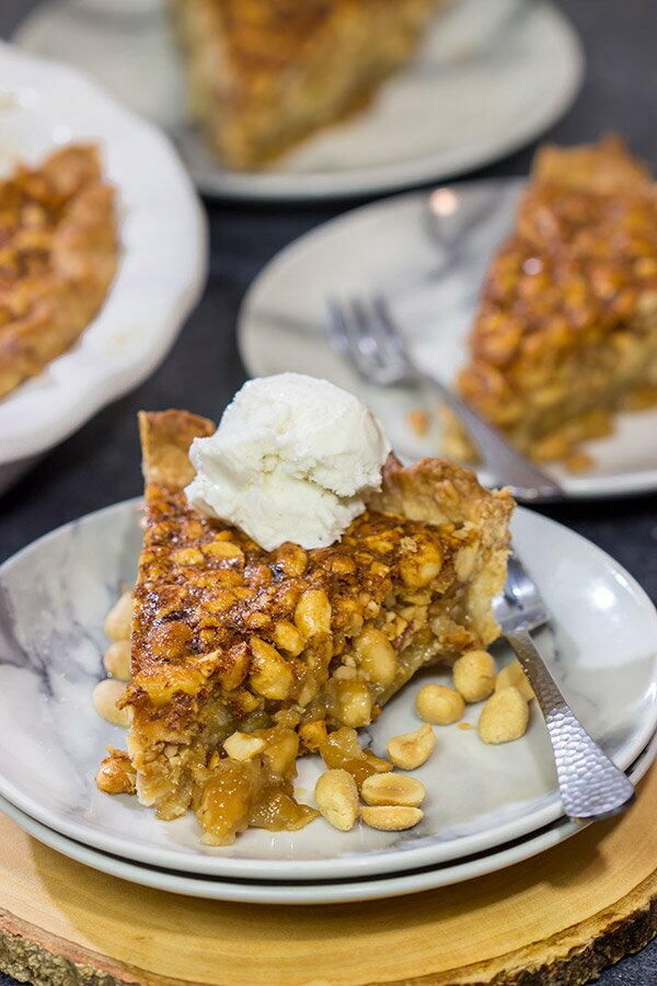 Virginia Peanut Pie | TheBestDessertRecipes.com