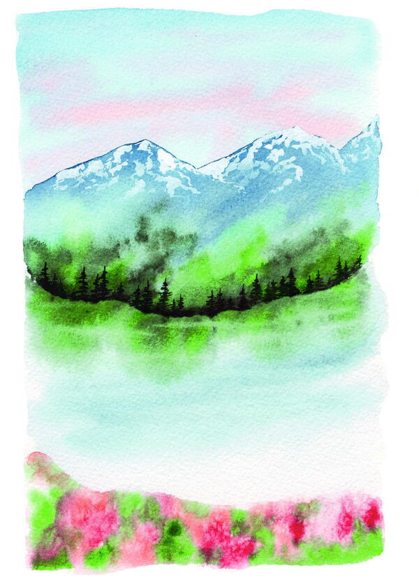 A Peaceful Wild Watercolor | FaveCrafts.com