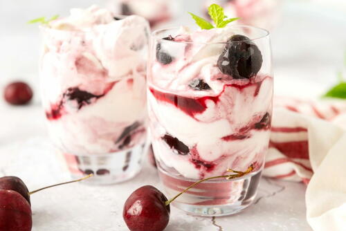 Sweet Cherry Fool | RecipeLion.com