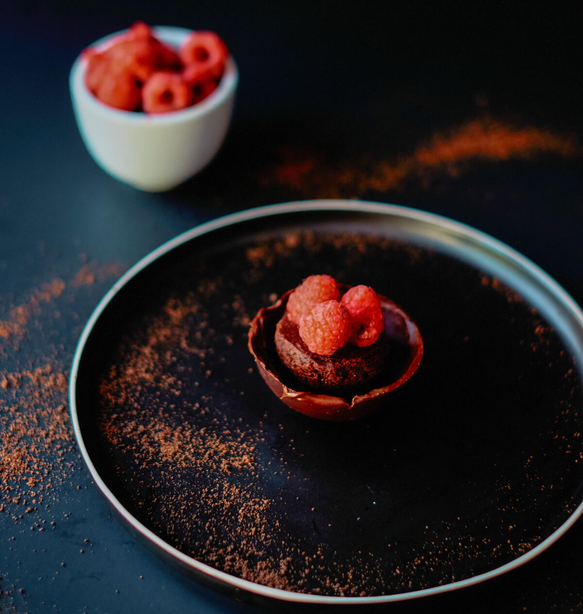 Brownie Stuffed Melting Magic Chocolate Ball | TheBestDessertRecipes.com