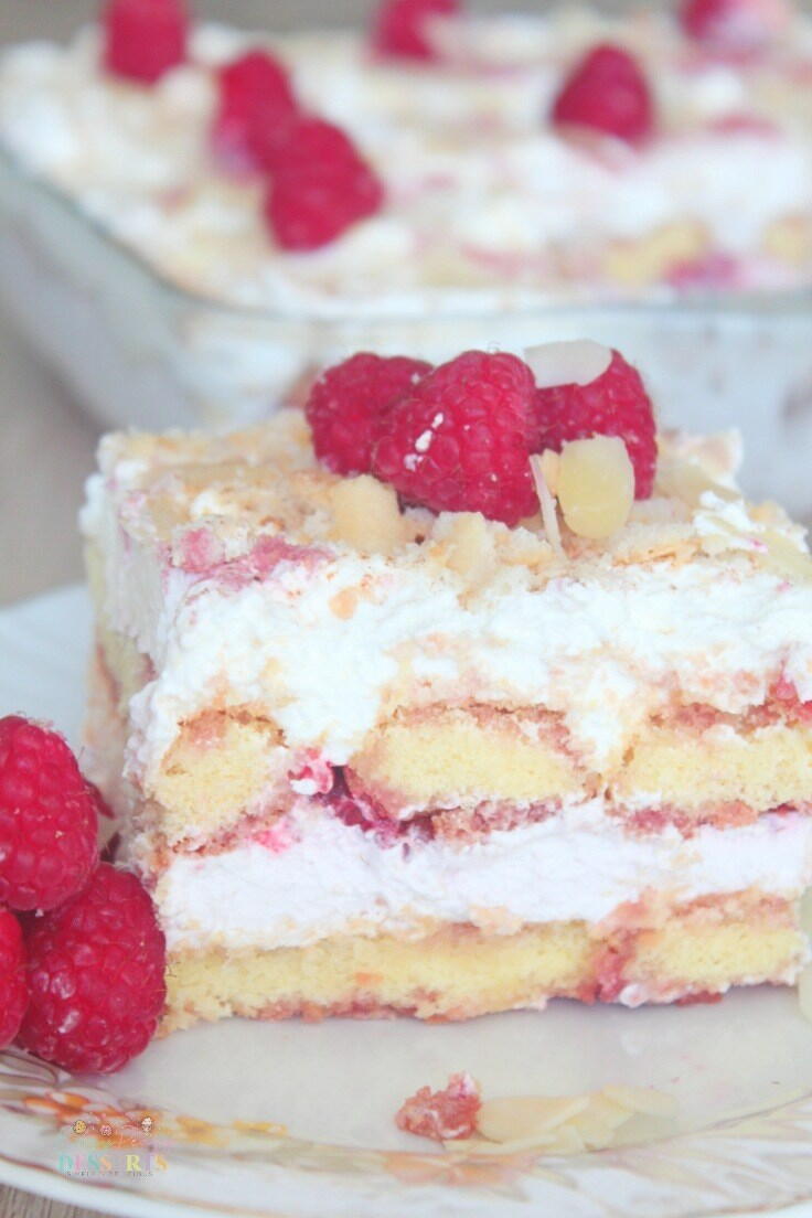 Raspberry Tiramisu | TheBestDessertRecipes.com