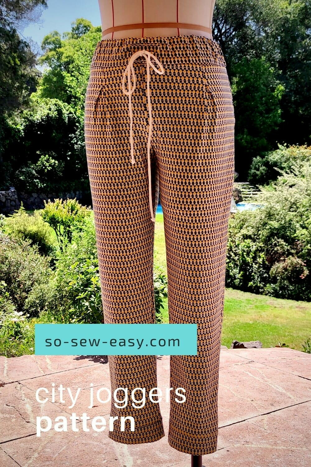 City Joggers Pattern | AllFreeSewing.com