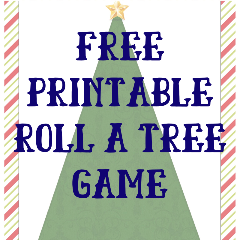 Free Printable Roll A Tree Christmas Game | AllFreeChristmasCrafts.com