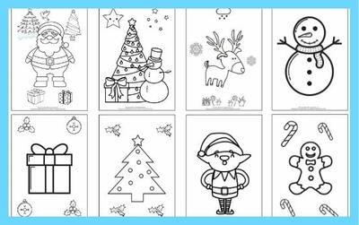 Free Hand-drawn Christmas Coloring Pages | FaveCrafts.com