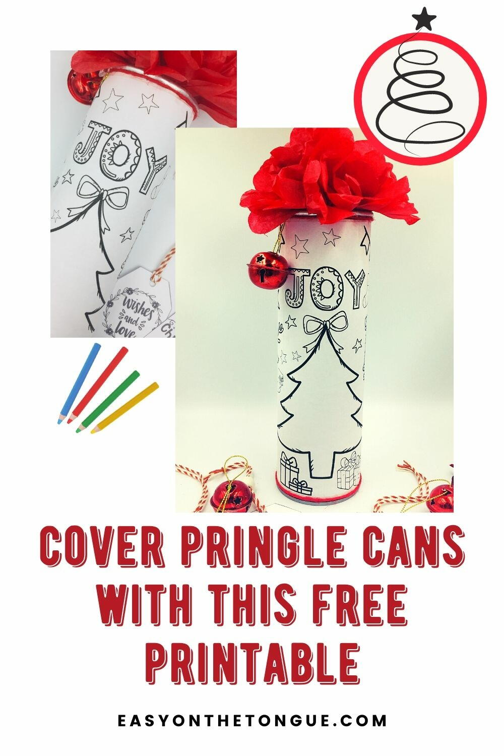 Pringle Can Free Coloring Printable | AllFreeChristmasCrafts.com