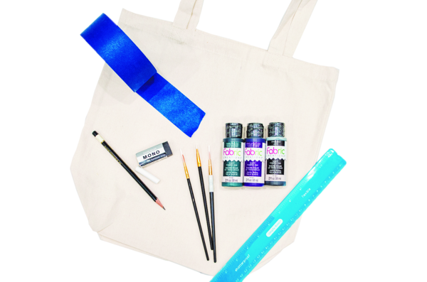 Painted Tote Bag | FaveCrafts.com