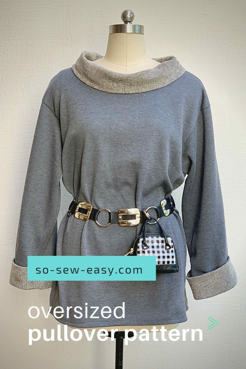 Oversized Pullover Top Free Sewing Pattern | FaveCrafts.com