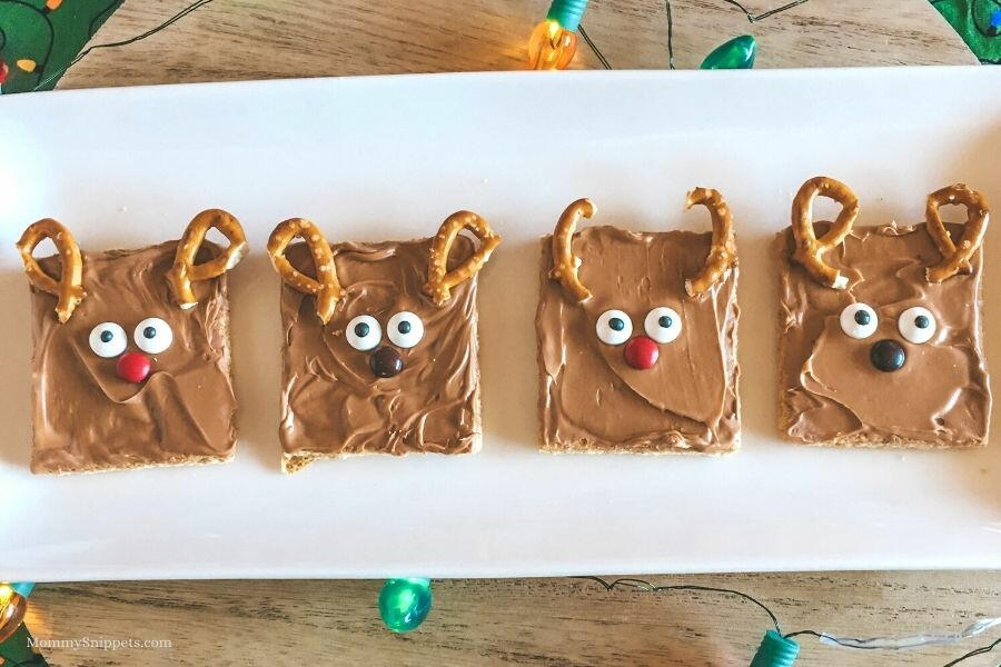 How To Make Easy No Bake Christmas Reindeer Treats ...