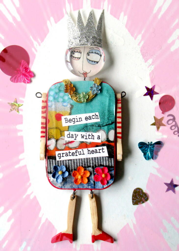 Free Printable Be Grateful Greeting Card | AllFreePaperCrafts.com