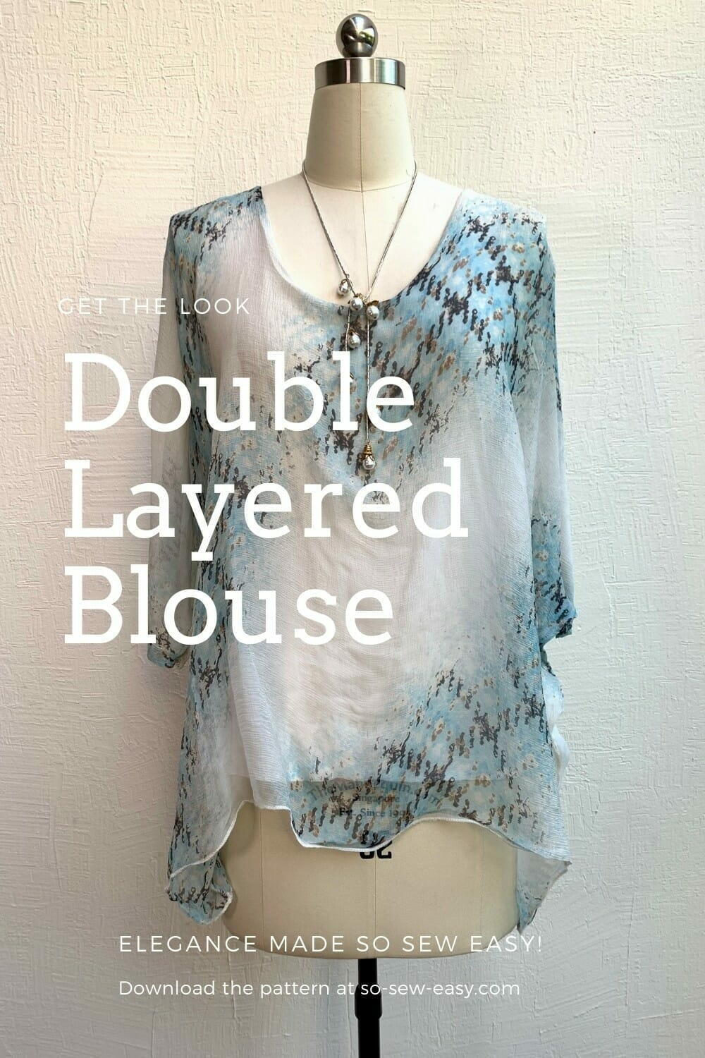 Double Layered Blouse Free Sewing Pattern And Tutorial | FaveCrafts.com