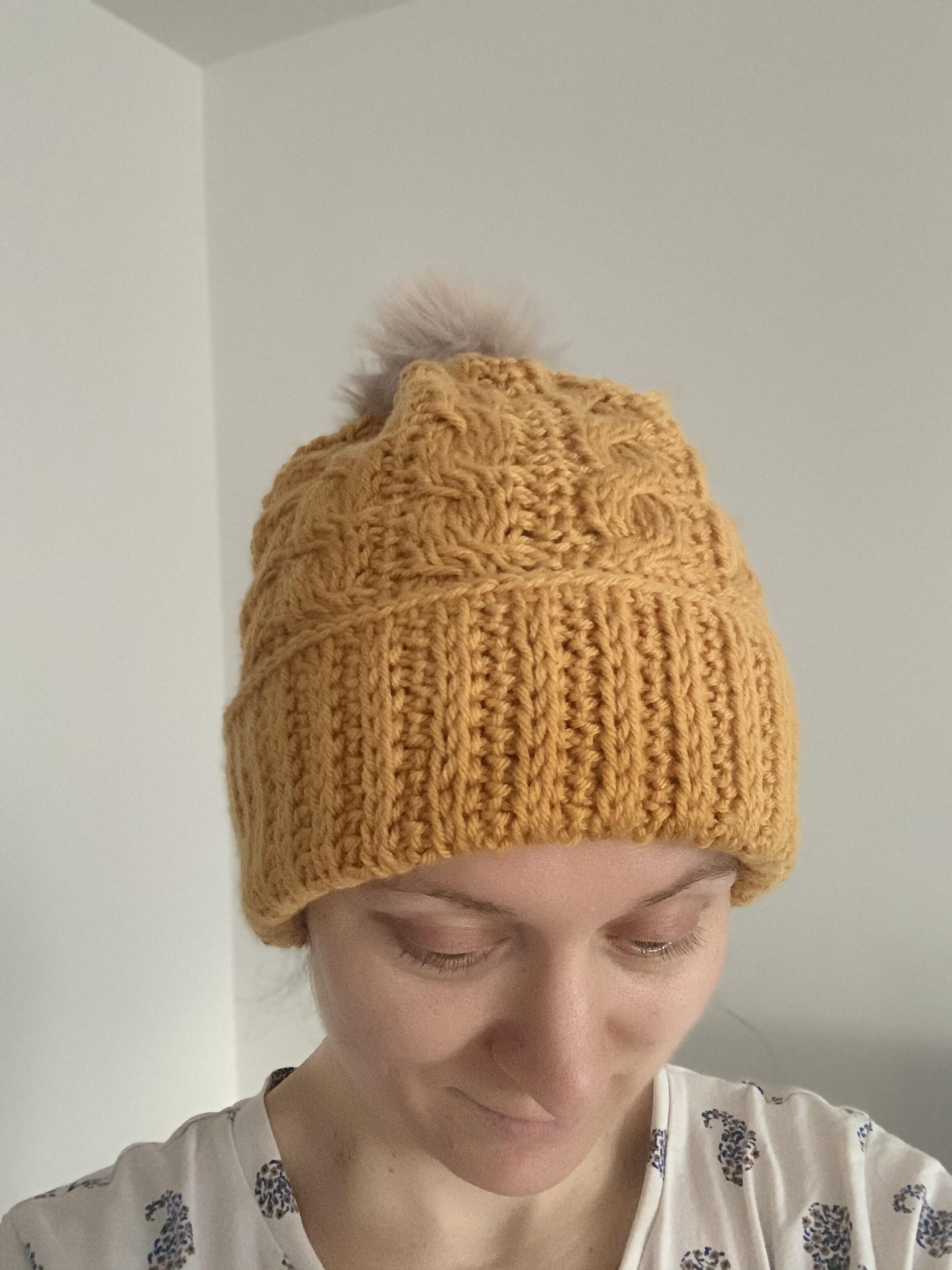 Winding Cables Hat | FaveCrafts.com
