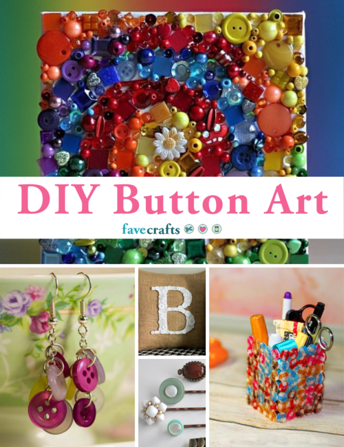 DIY Button Art: 38 Button Crafts to Try! | FaveCrafts.com