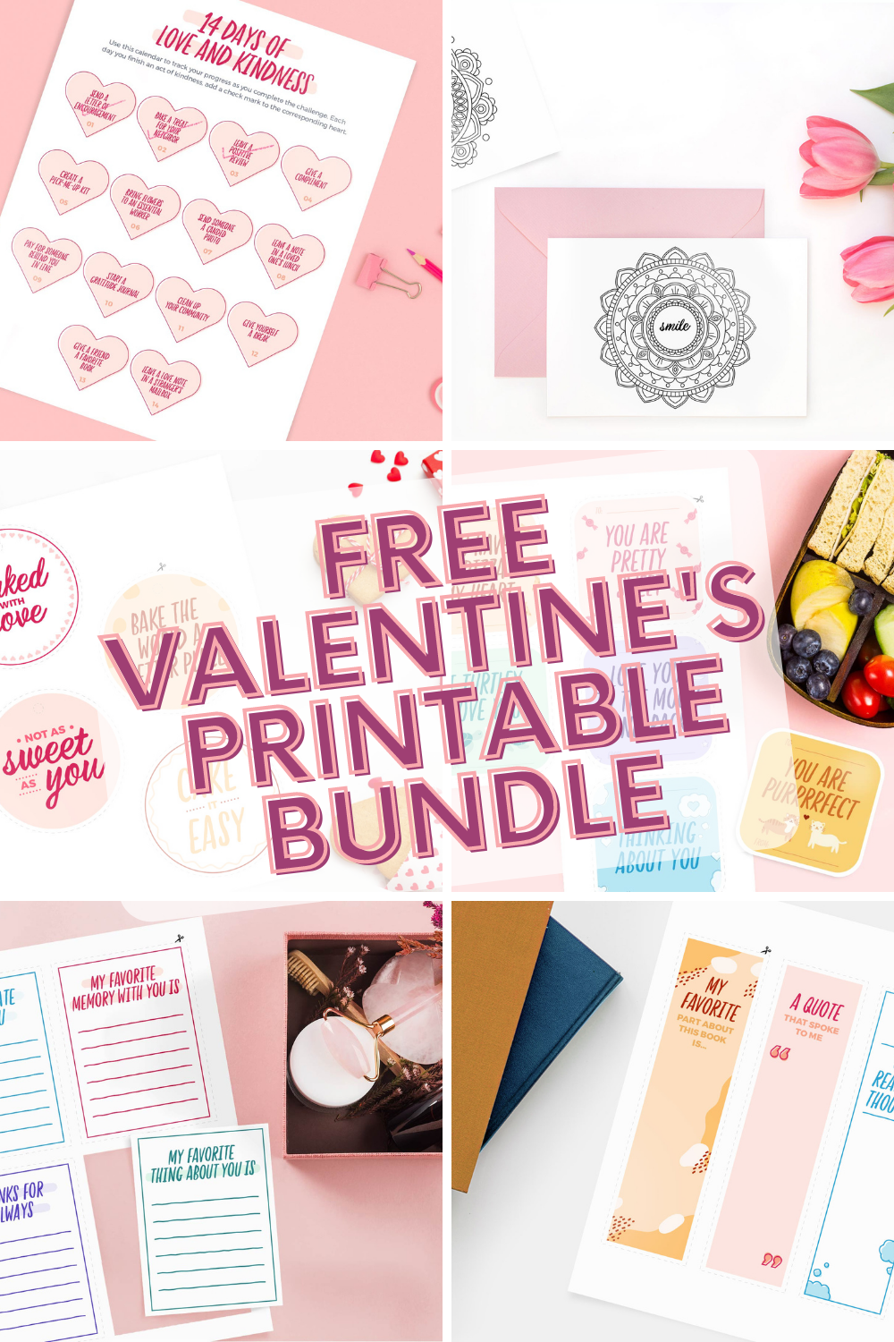 Free Valentine Printable Bundle - 14 Random Acts Of Kindness ...