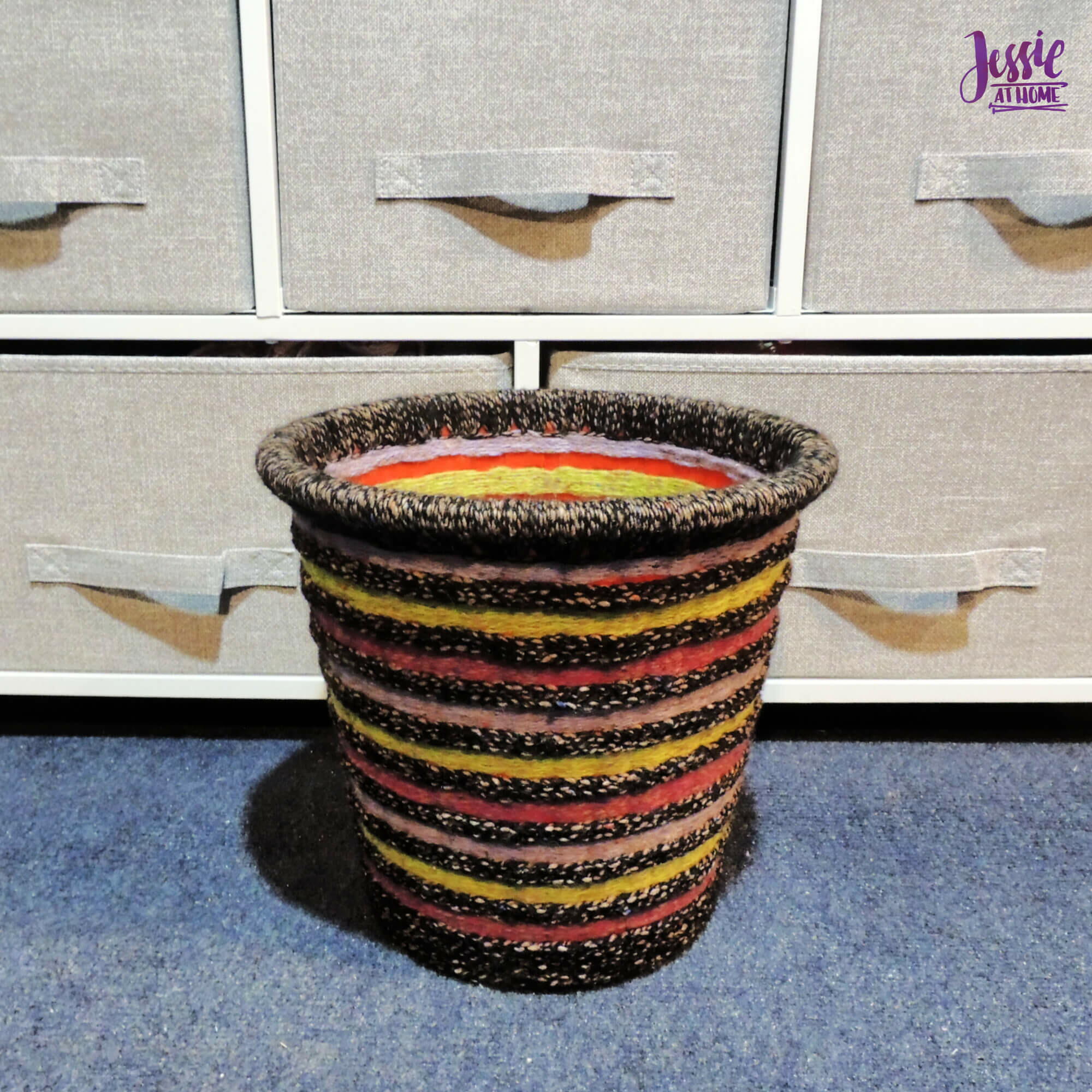 Diy Decorative Waste Basket Tutorial | FaveCrafts.com