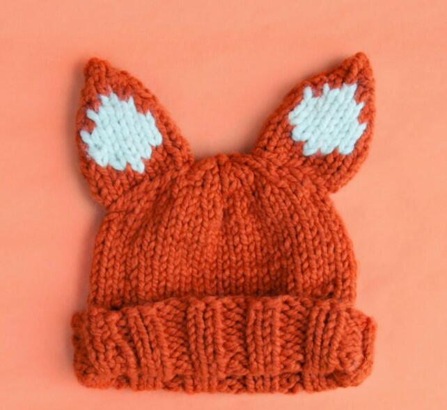 Fox Hat Knitting Pattern | AllFreeKnitting.com