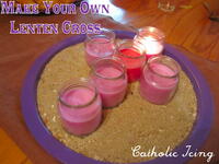 Lenten Candle Cross | FaveCrafts.com