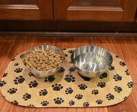 Dollar Store DIY Pet Food Mat | FaveCrafts.com