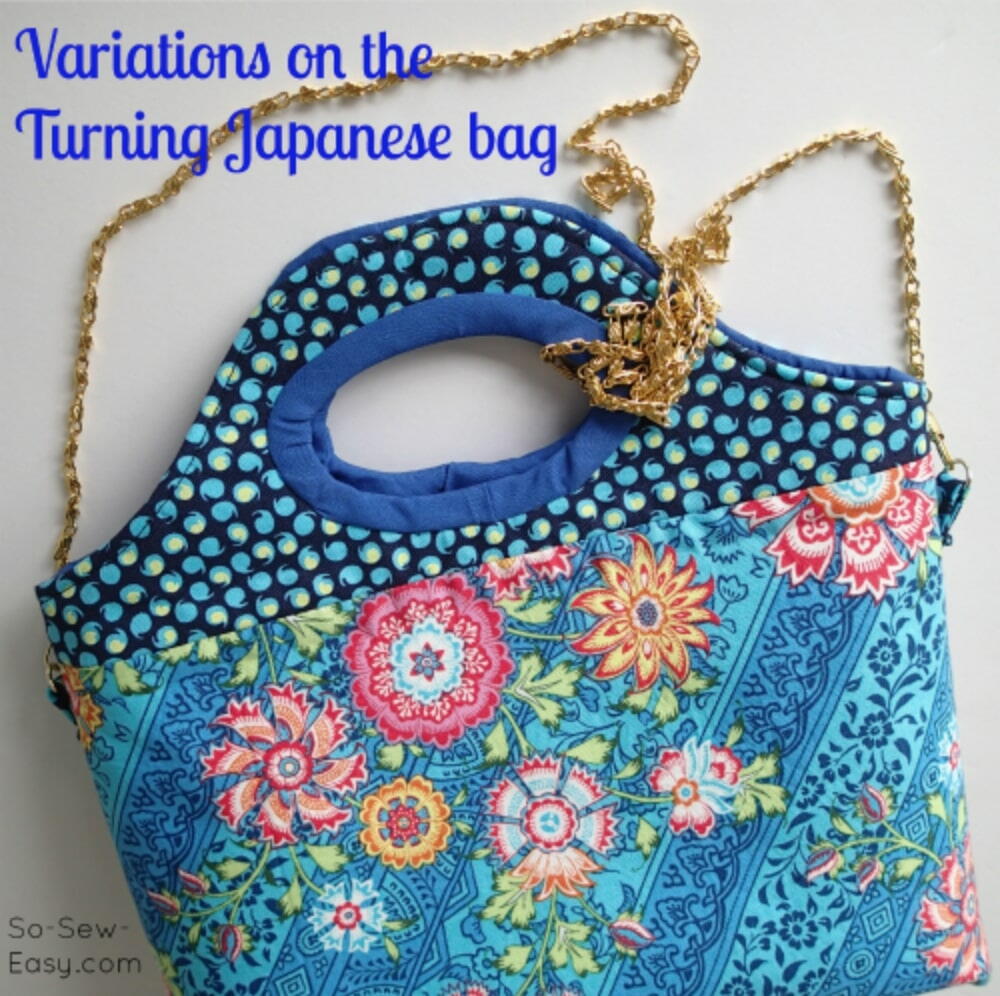 Turning Japanese Bag Free Sewing Tutorial | FaveCrafts.com
