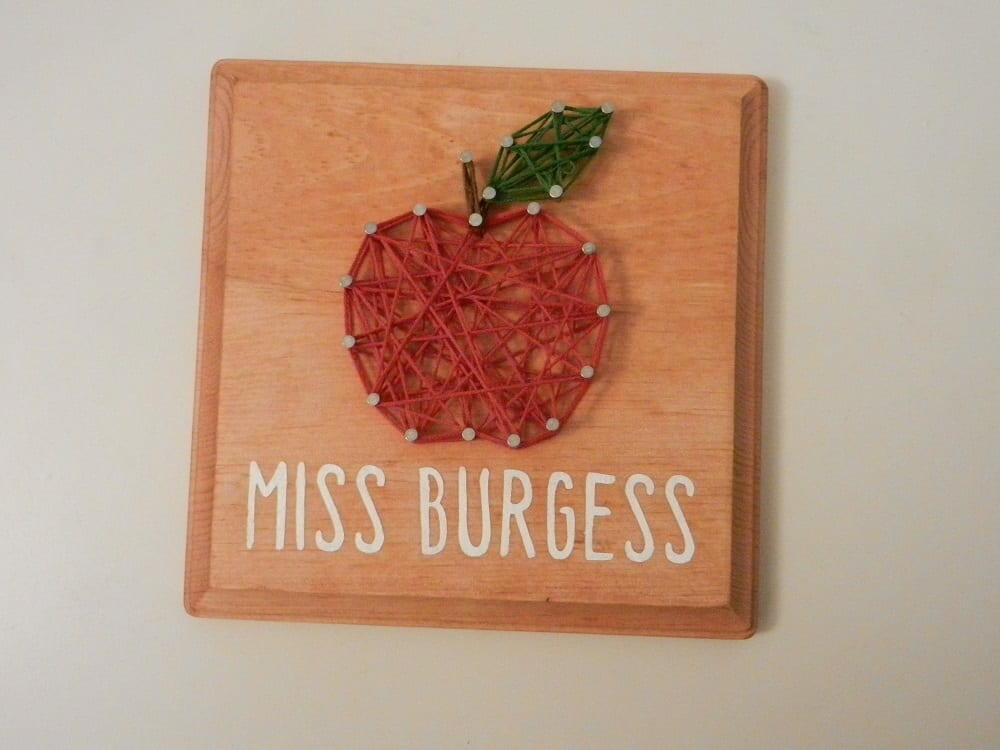 Teacher String Art Project (With Stencil) | FaveCrafts.com