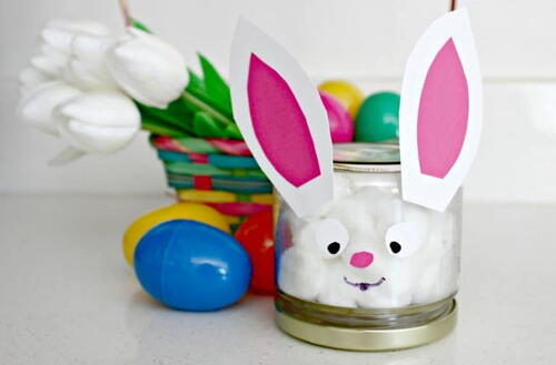 Easter Bunny Candy Holder | DIYIdeaCenter.com