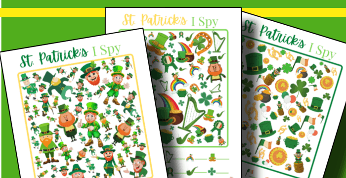I Spy Game – St. Patrick’s Day | AllFreeKidsCrafts.com